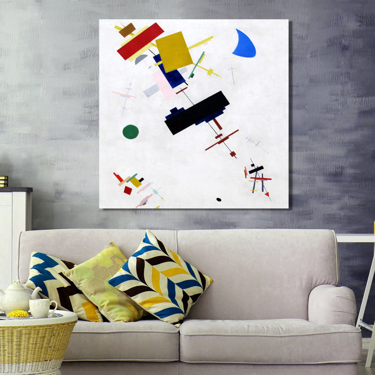 Corrigan Studio® Kazimir Malevich Geometric Abstract Fractals Wallart ...