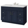Sunnywood Blue Topaz 48 Single Bathroom Vanity Base Only in Blue | Wayfair