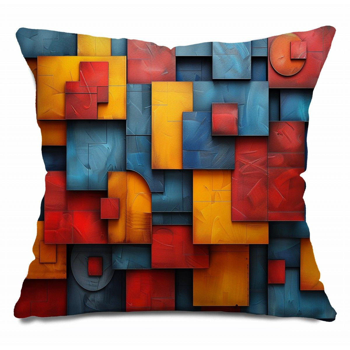 VisionDecor Timepiece Throw Pillow, Object Cotton Twill Pillows | Wayfair