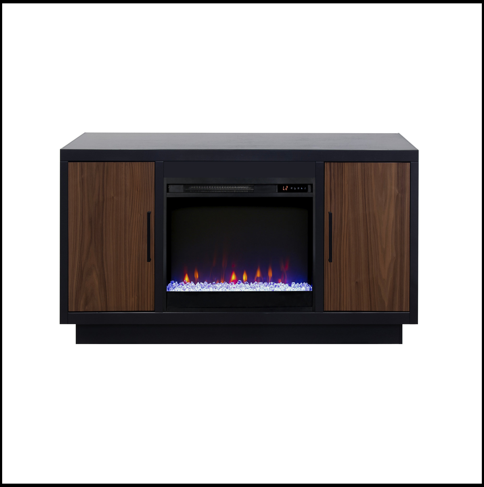 17 Stories 66 Inch Fireplace TV Stand For Tvs Up To 80 Inches, Minimal ...