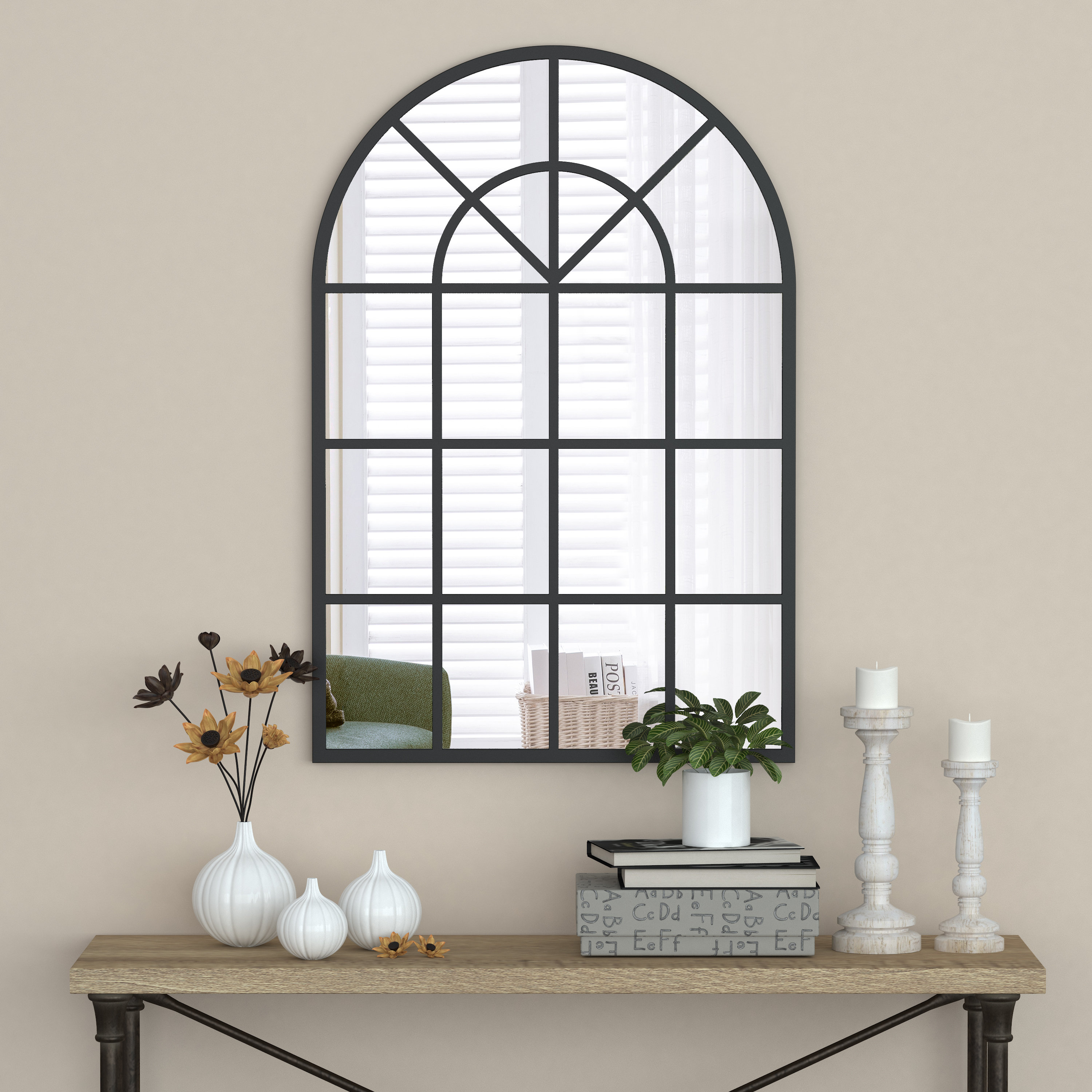 Red Barrel Studio® Metal Framed Wall Mounted Mirror | Wayfair