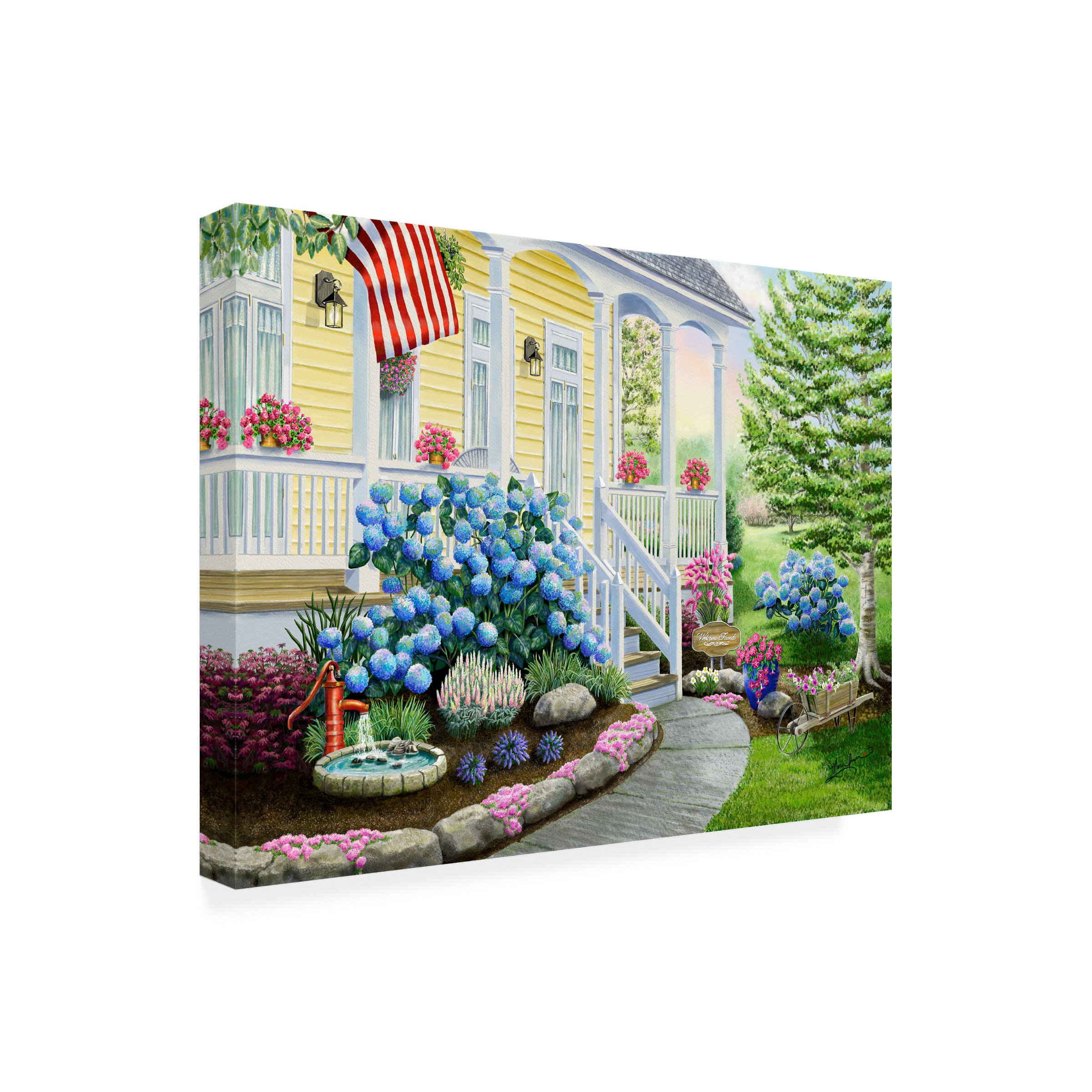 Winston Porter Welcome Friends by Mary Irwin | Wayfair