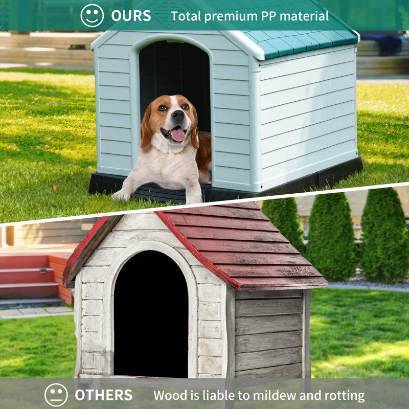 Archie & Oscar™ Shelia Plastic Portable Dog House & Reviews | Wayfair