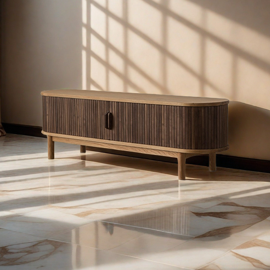 Loon Peak® Jontavious Solid Wood 62.9'' W Storage Credenza | Wayfair