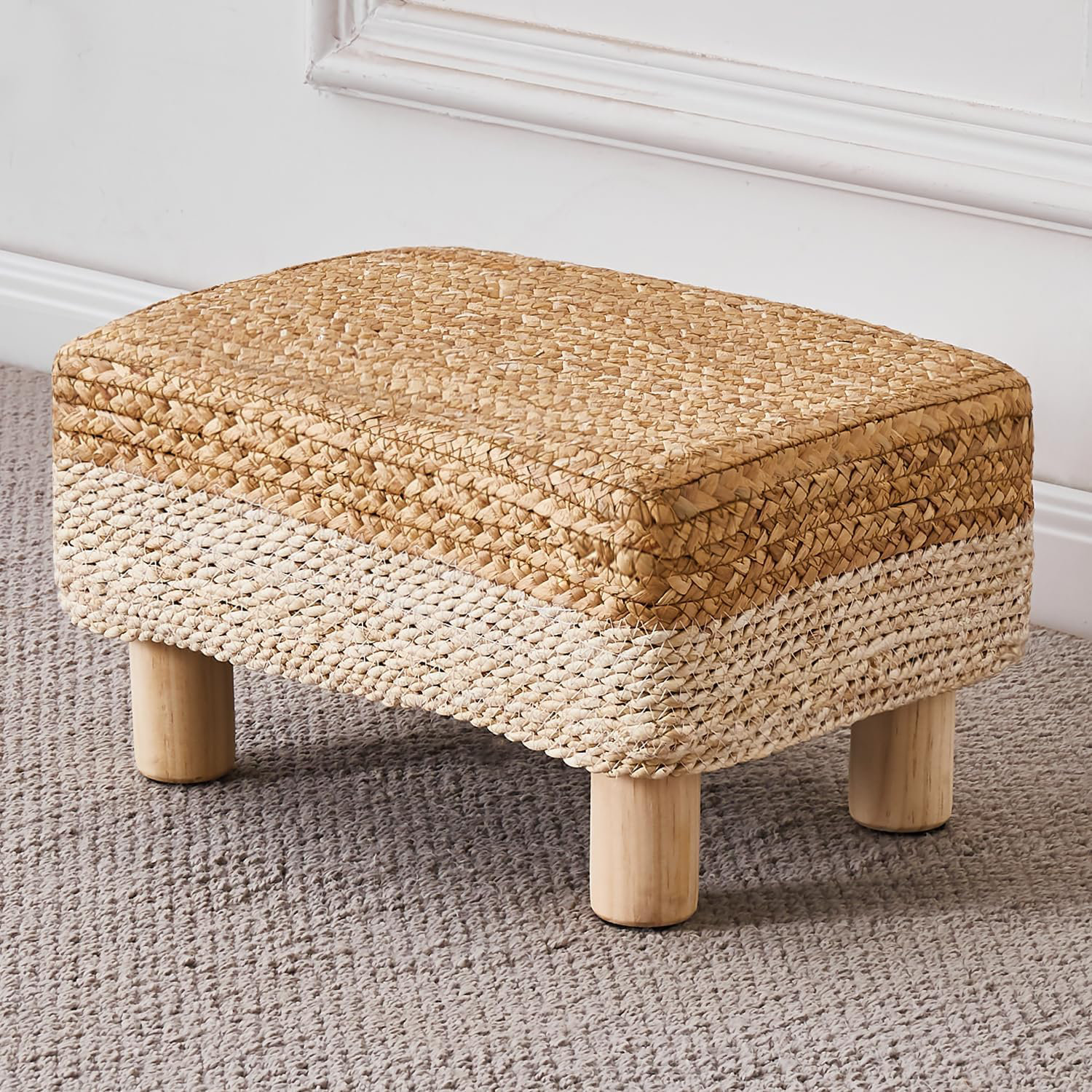 Bay Isle Home™ Foot Stool Ottoman Rectangular Footrest Pouf Ottomans ...
