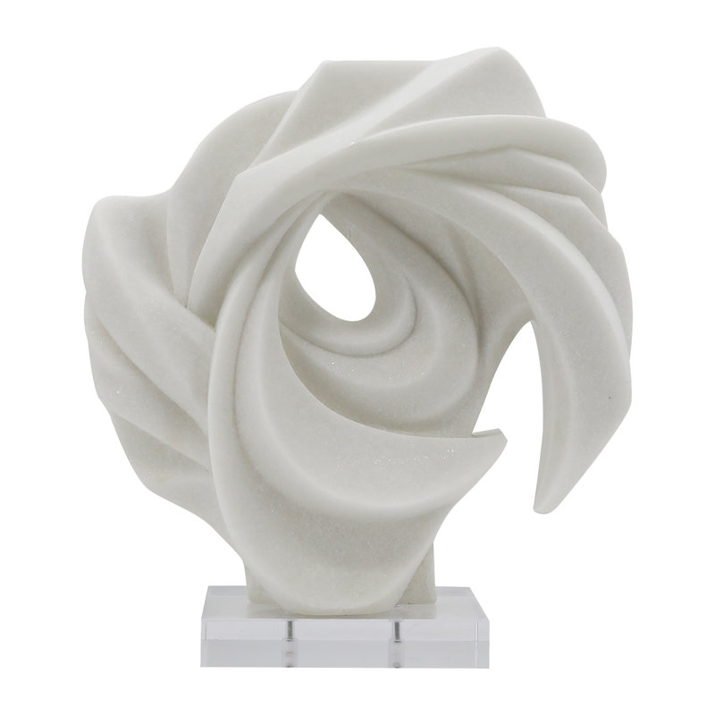 Orren Ellis 15" Laila Statuary in White, Exquisite Resin and Acrylic ...