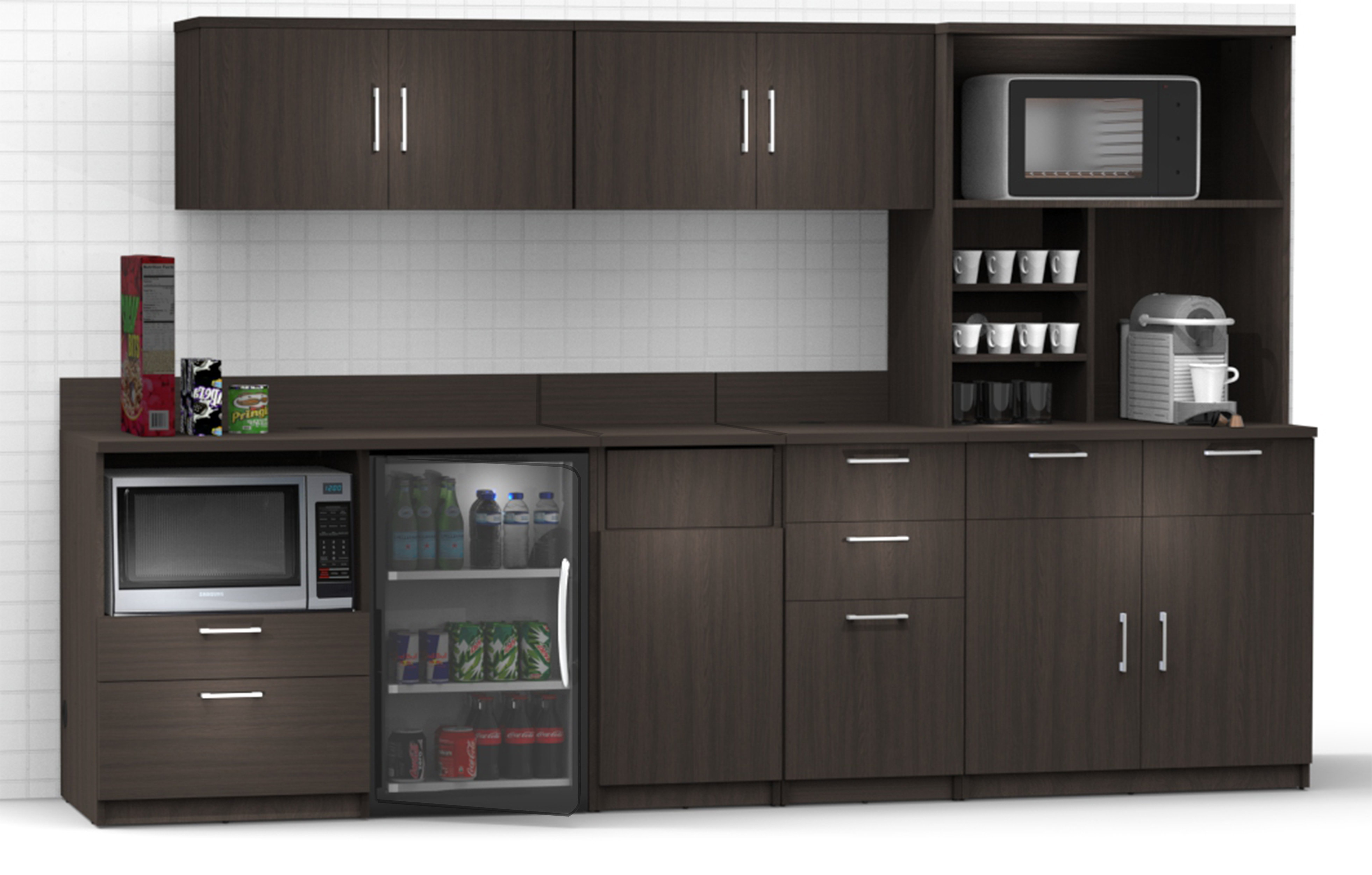 Breaktime Buffet Sideboard Kitchen Break Room Lunch Coffee Kitchenette ...