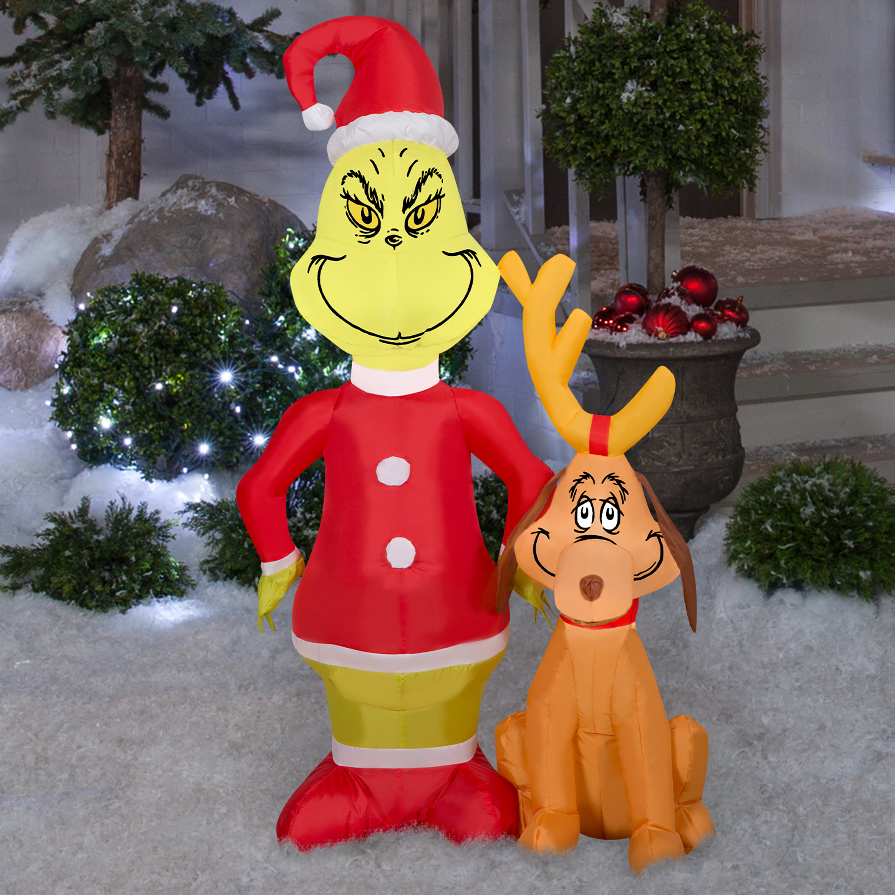 Gemmy Industries Airblown Grinch W Max Inflatable & Reviews - Wayfair ...