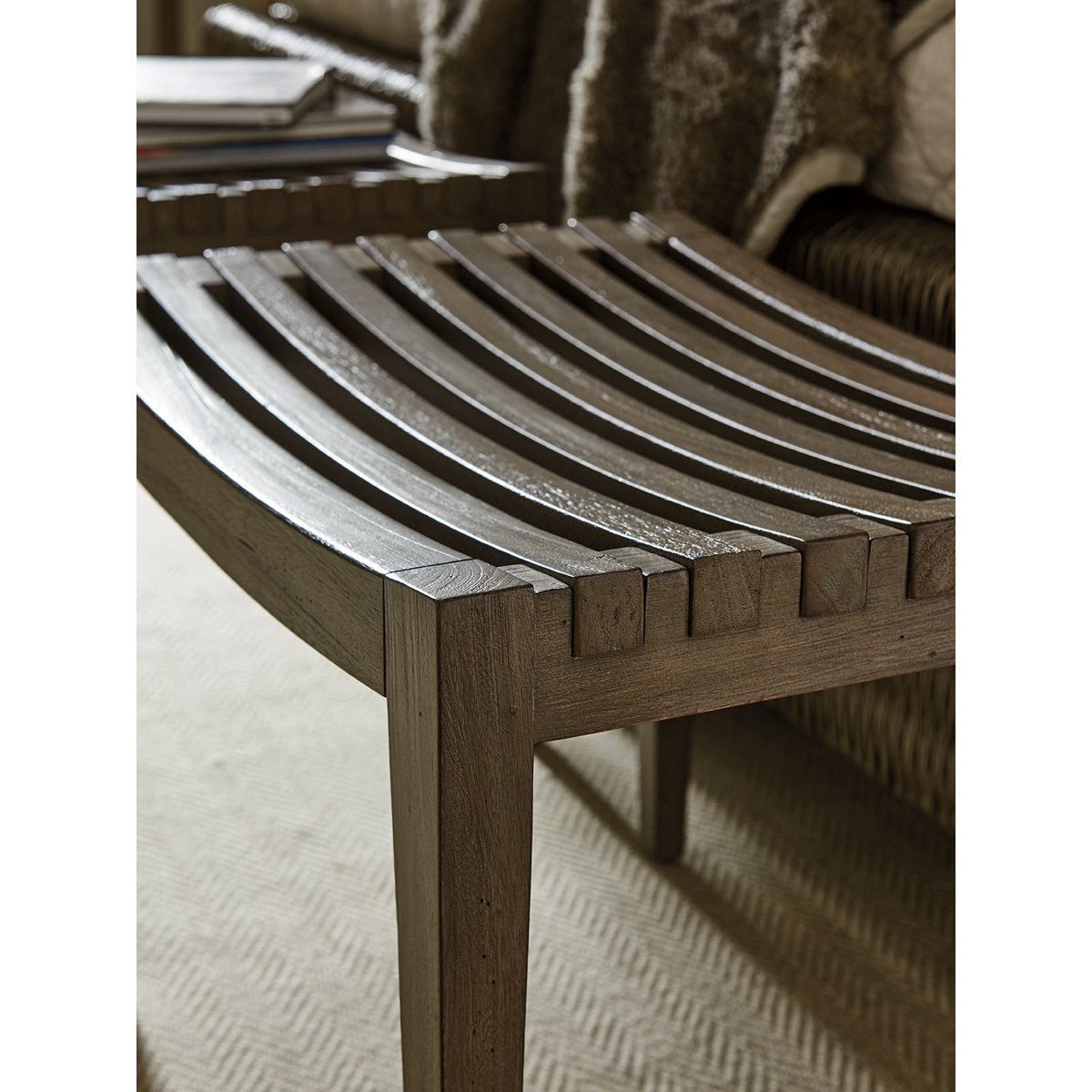 Tommy Bahama Home Cypress Point Wood Bench | Perigold