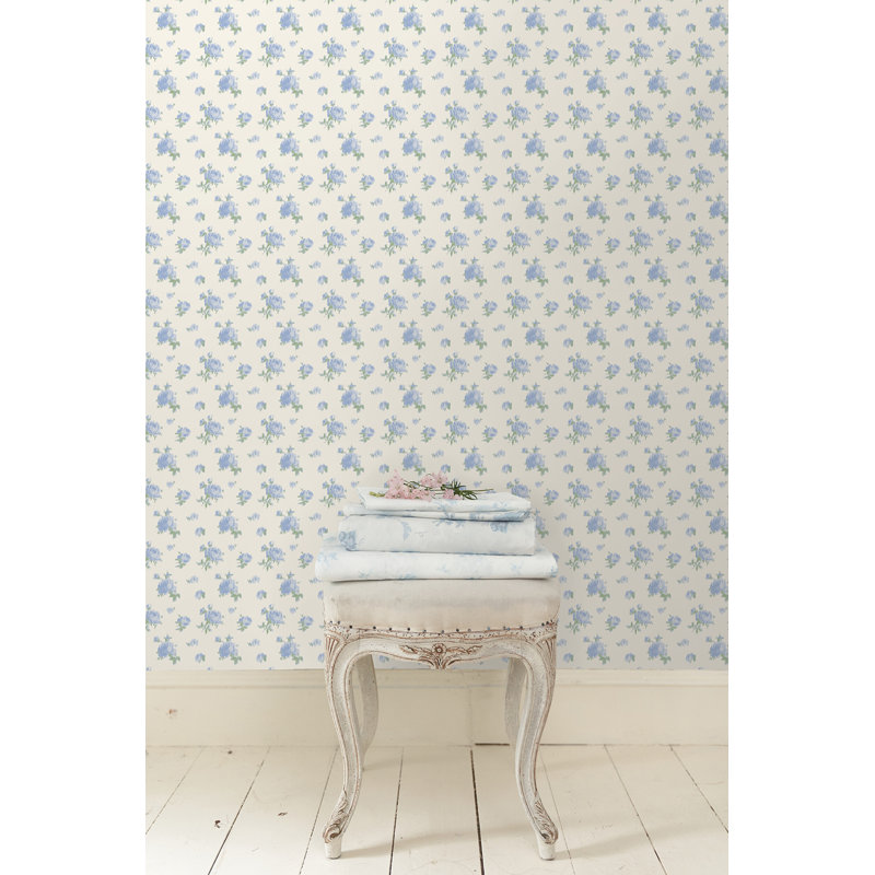 LoveShackFancy Rose Small Print 33' L x 20.5" W Wallpaper Roll ...