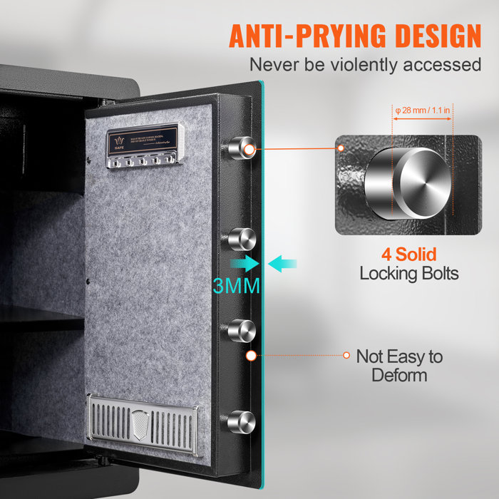 VEVOR Gun Safe Lock & Reviews | Wayfair
