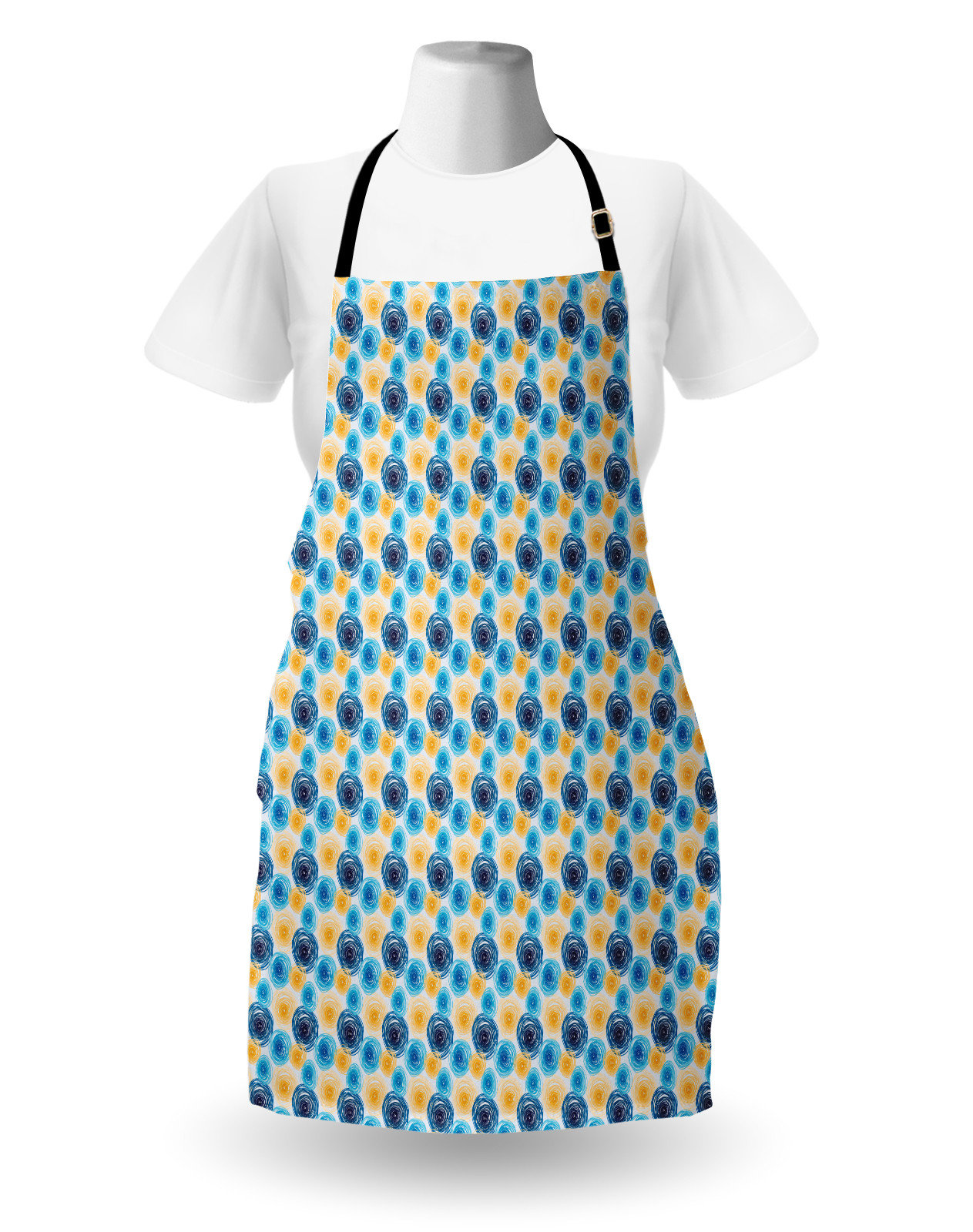 East Urban Home Starry Night Apron Unisex, Sketch Circles, Adult Size ...