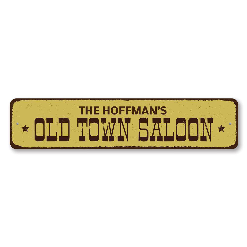 Lizton Sign Shop, Inc Old Town Saloon Custom Aluminum Sign | Wayfair
