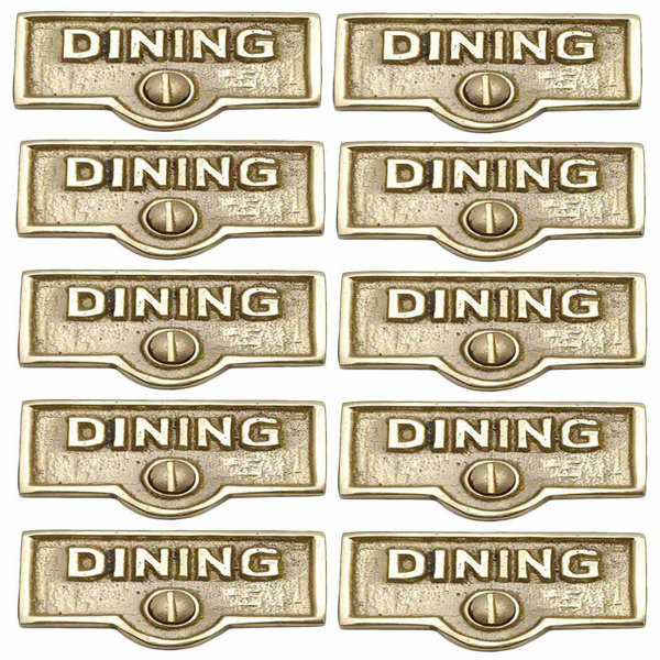 The Renovators Supply Inc. Switch Tags Dining Name Signs 1-Gang Rocker ...