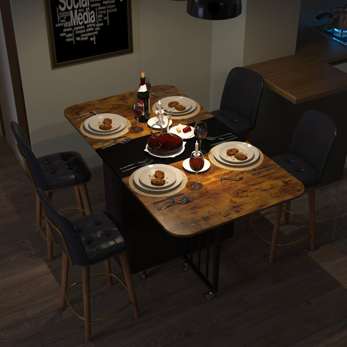 17 Stories Herby Extendable Dining Table | Wayfair