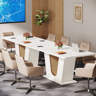 Wrought Studio™ 55" White Conference Table, Rectangle Small Meeting ...