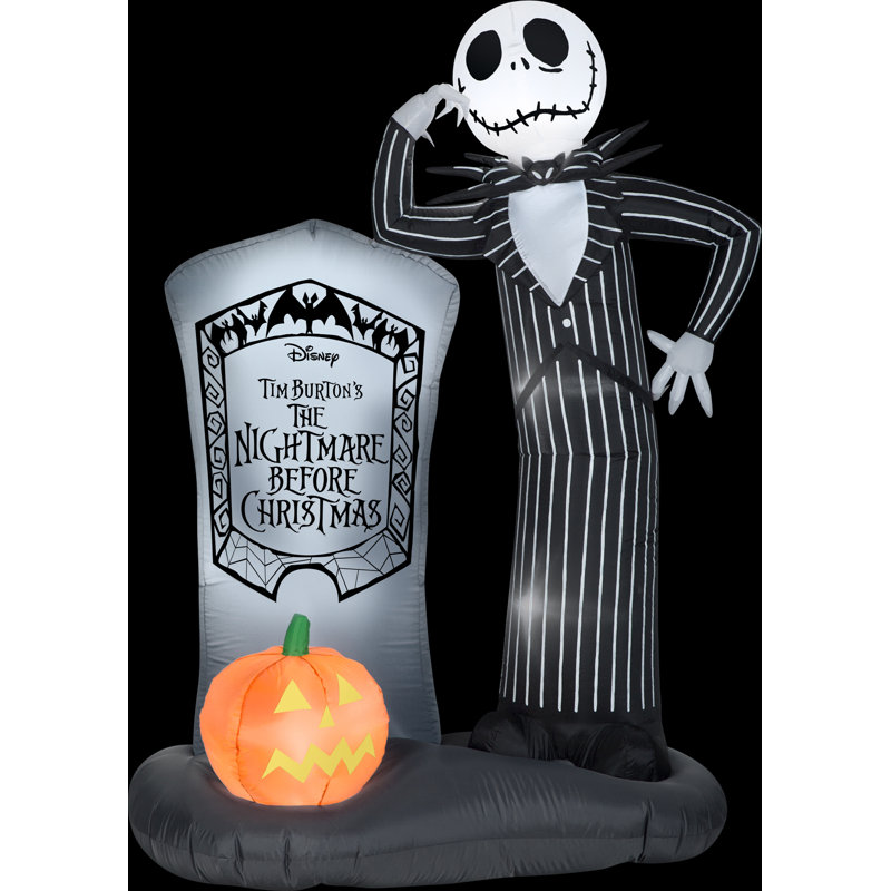 Gemmy Industries Airblown Jack with Tombstone Inflatable | Wayfair