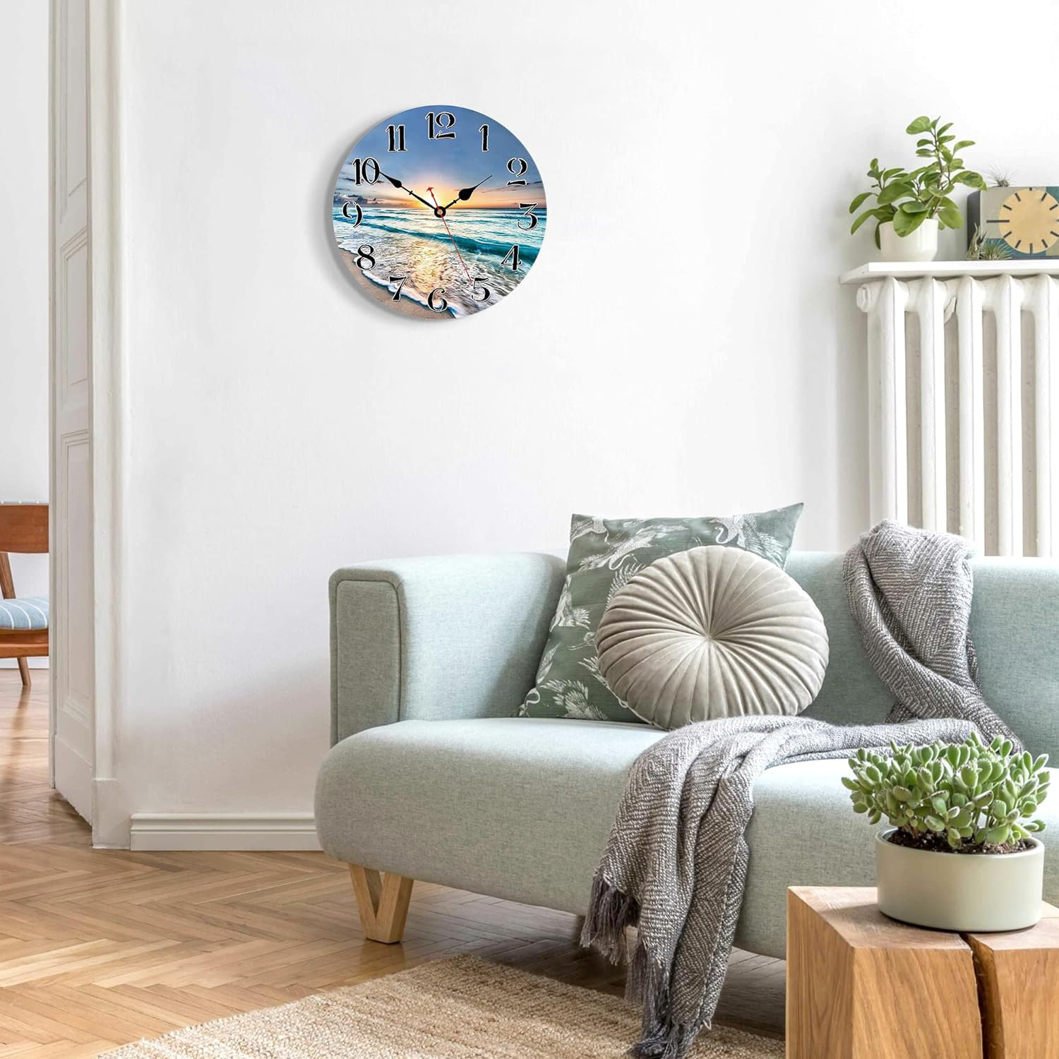 Dovecove Bowerville Manufactured Wood Wall Clock | Wayfair