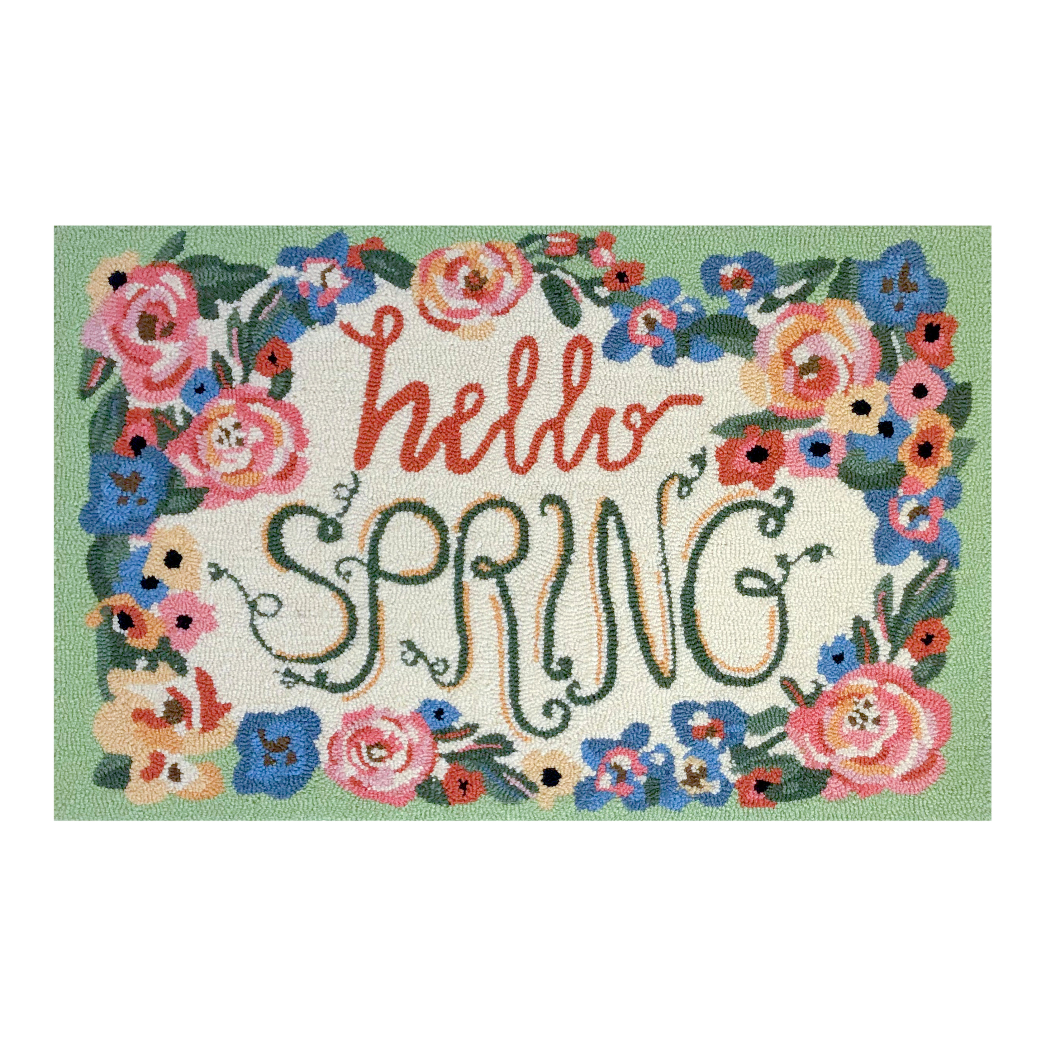 Ophelia & Co. Hello Spring Green Size 24"X36" | Wayfair