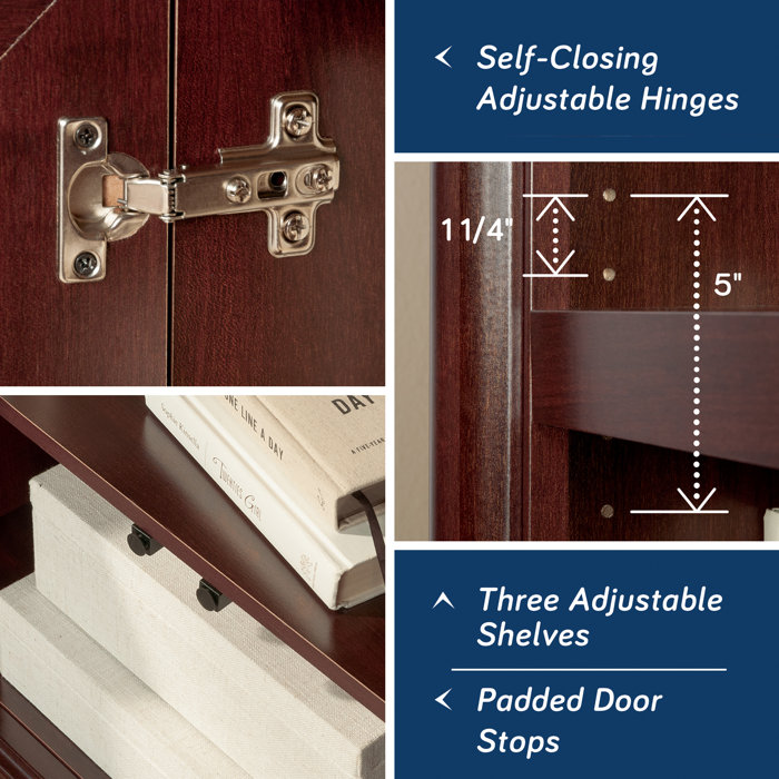 Darby Home Co Manahan Storage Bookcase & Reviews | Wayfair