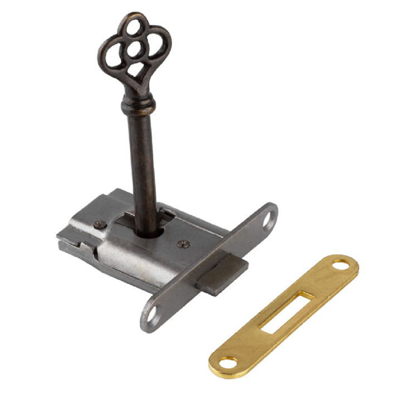 UNIQANTIQ HARDWARE SUPPLY Full Mortise Lock Set For Cabinet Doors Or ...