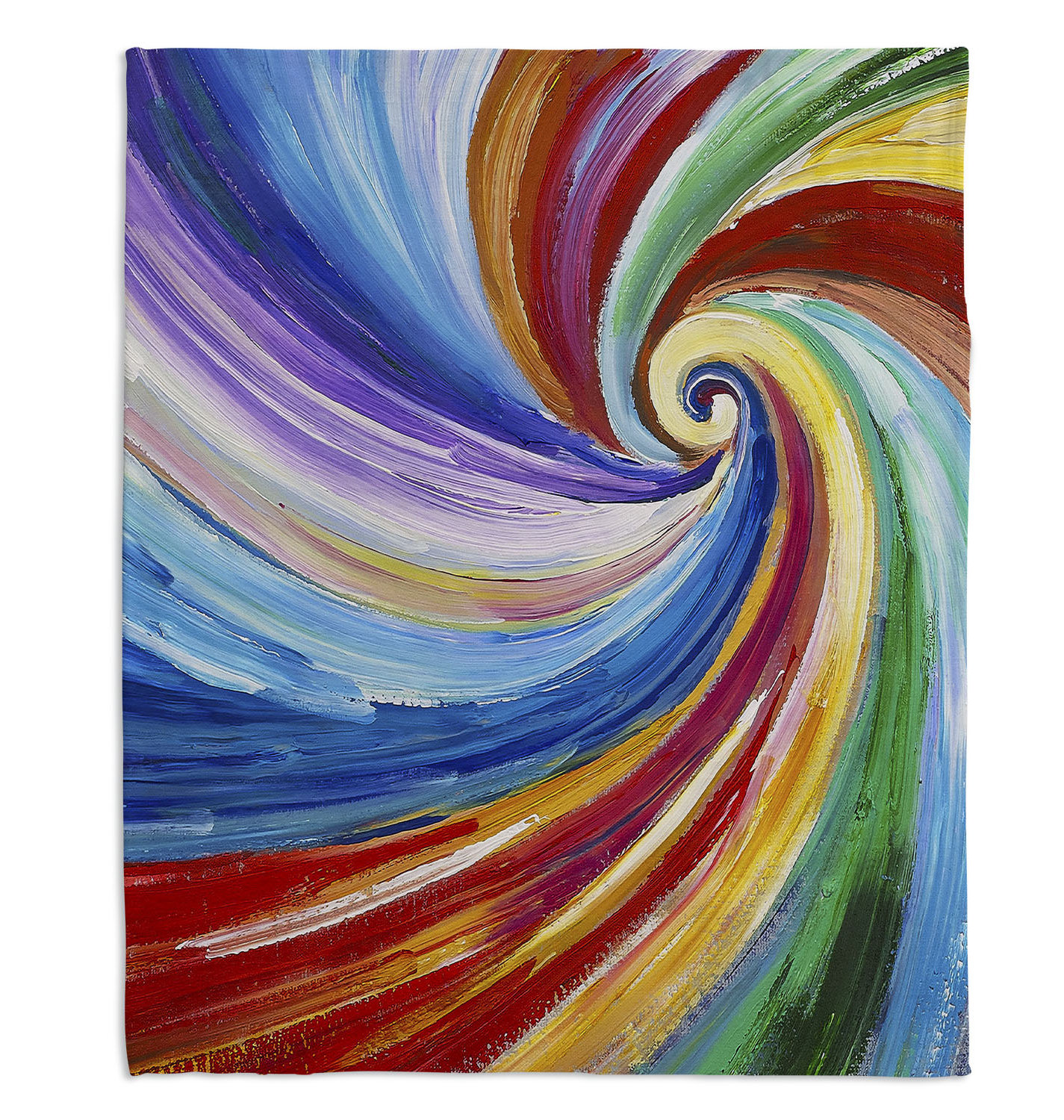 DiaNoche Designs Color Vortex Soft Sherpa Blanket | Wayfair