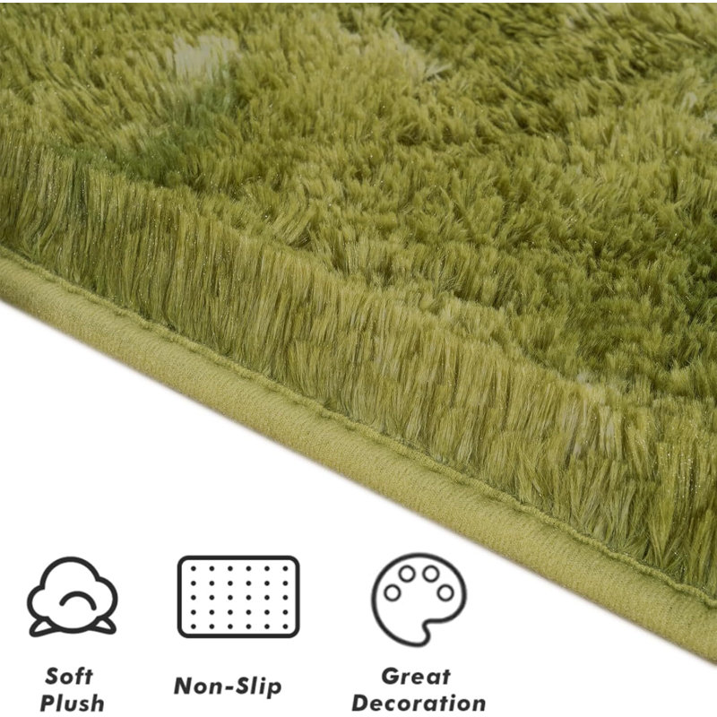 Everly Quinn Plush Fluffy Rug for Bedroom | Wayfair