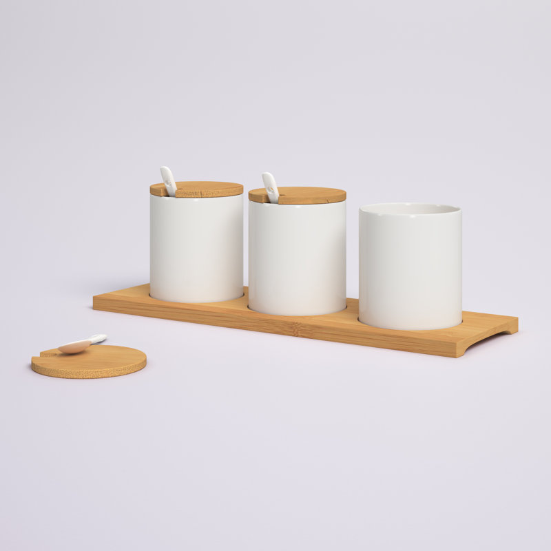 Denmark White Serveware Denmark 7 piece Coffee Serving Set & Reviews ...