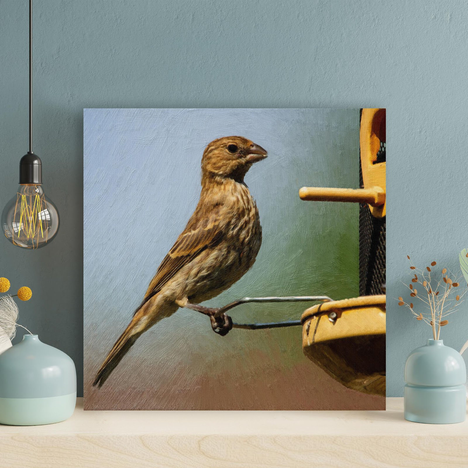 Latitude Run® A Brown Bird During Daytime - 1 Piece Rectangle Graphic ...