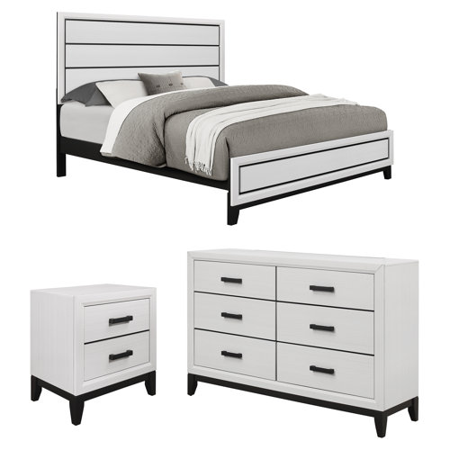 Williston Forge Jerold 3 Piece Bedroom Set & Reviews | Wayfair