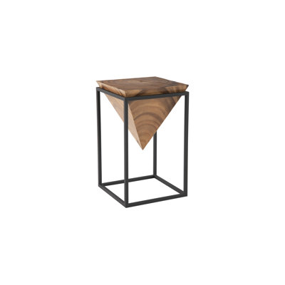Phillips Collection Inverted Pyramid Side Table, Natural | Perigold