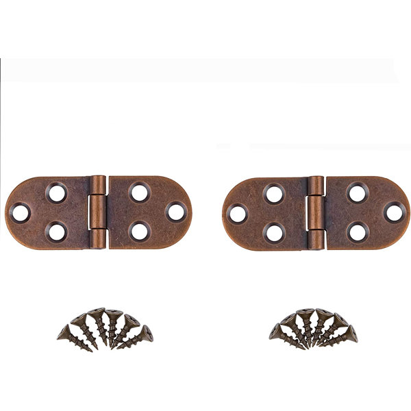 UNIQANTIQ HARDWARE SUPPLY Rounded Antique Copper Sewing Machine Hinge ...