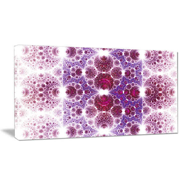 DesignArt " Exotic Pink Fractal Crescent Pattern " - Wayfair Canada