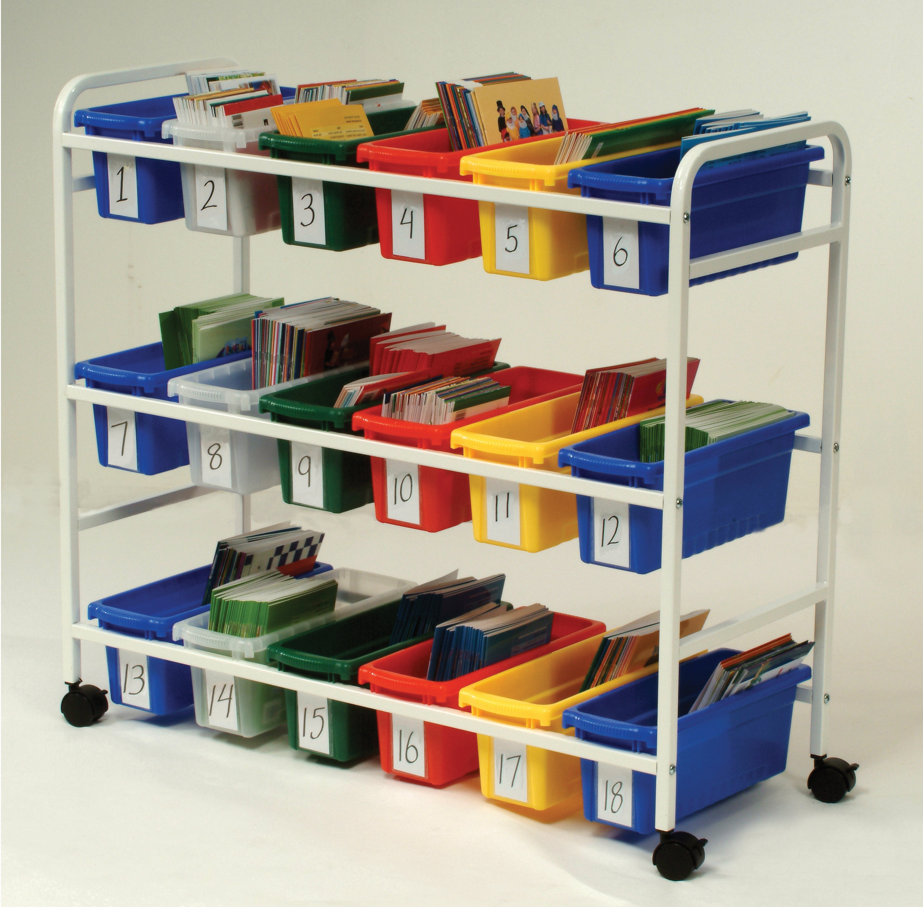 Copernicus Leveled Reading Book Browser Double Sided 18 Compartment ...
