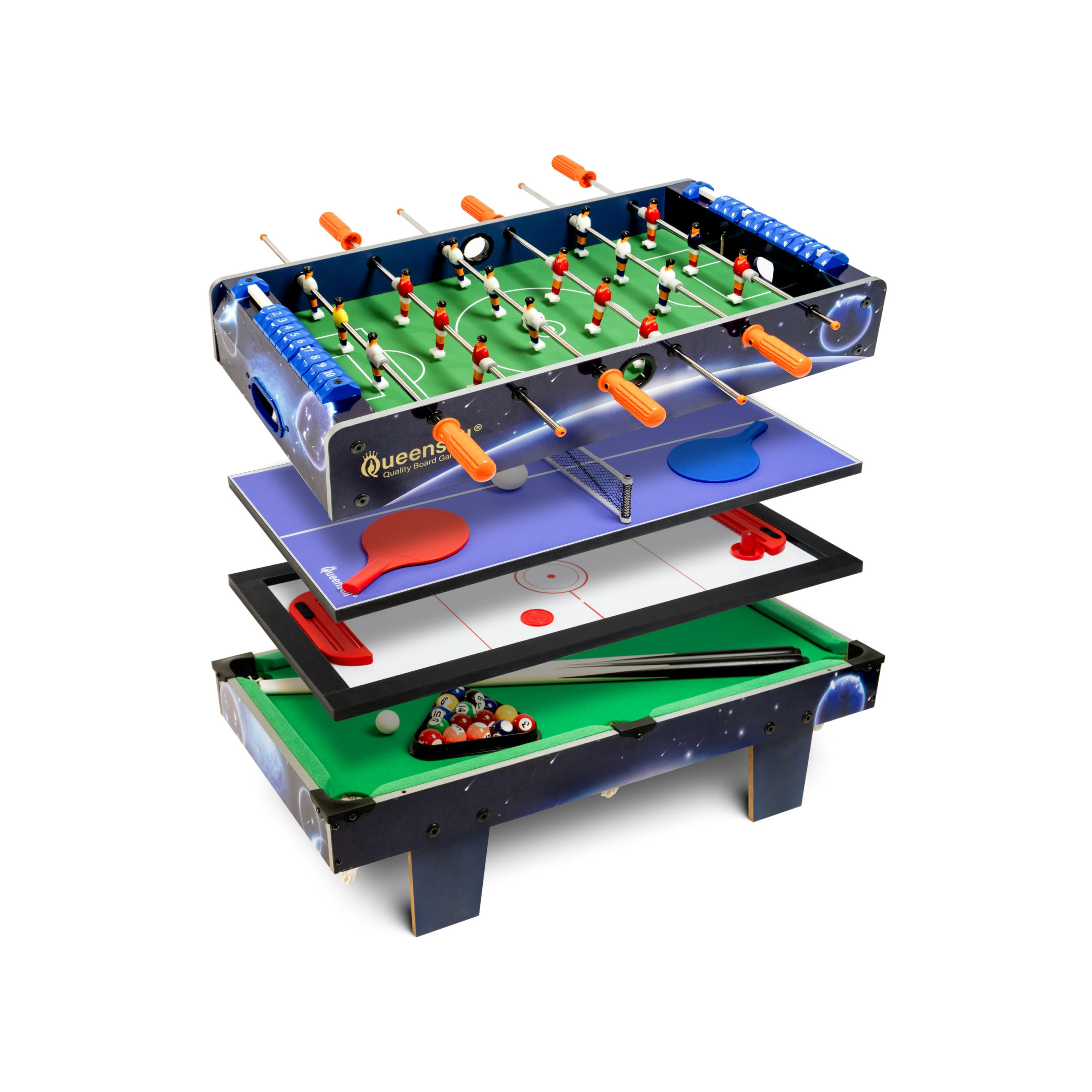 JETEHO 4 In 1 Mini Game Table 28", For Adults And For All Family, Mini ...
