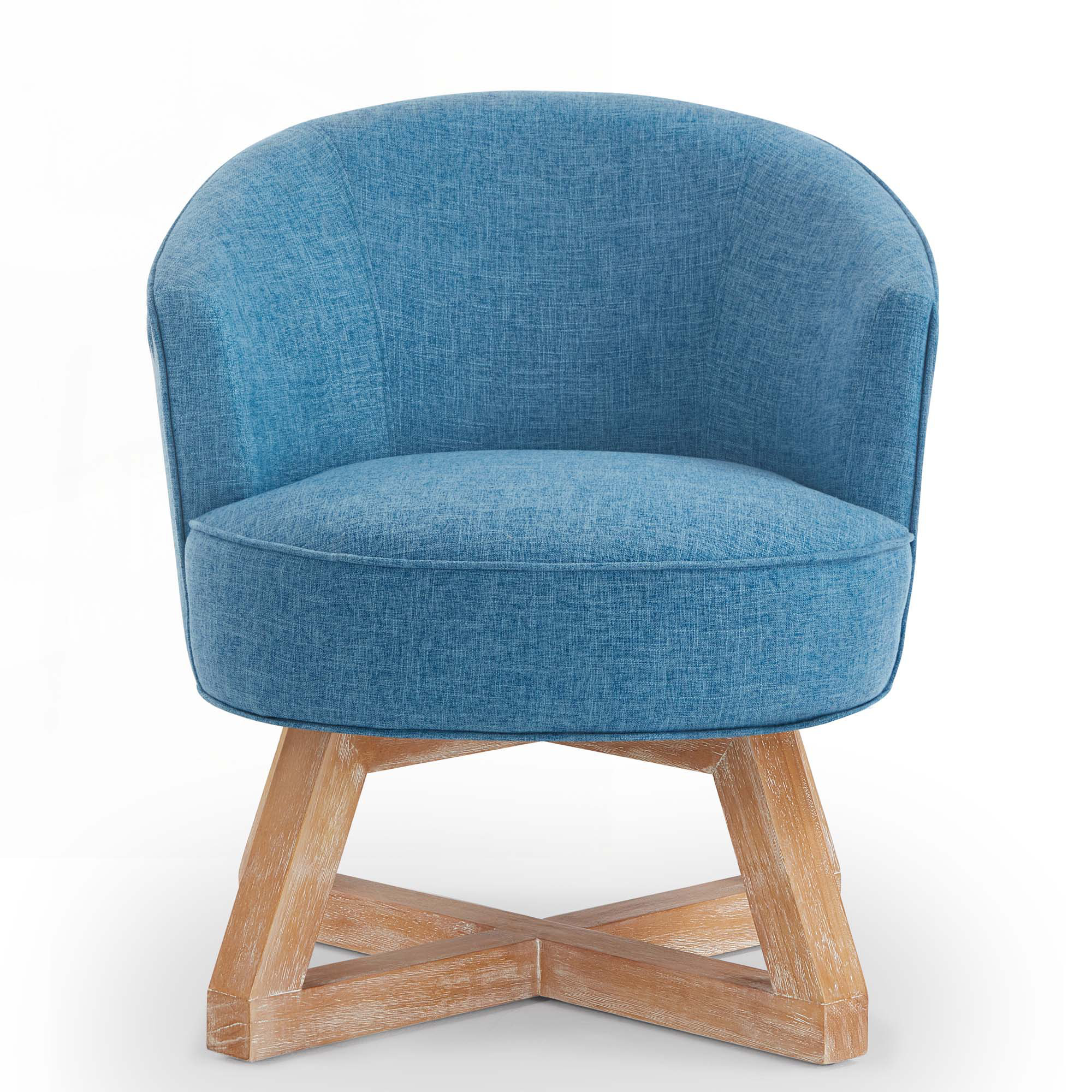 Red Barrel Studio® Swivel Chair with Wood Legs | Wayfair