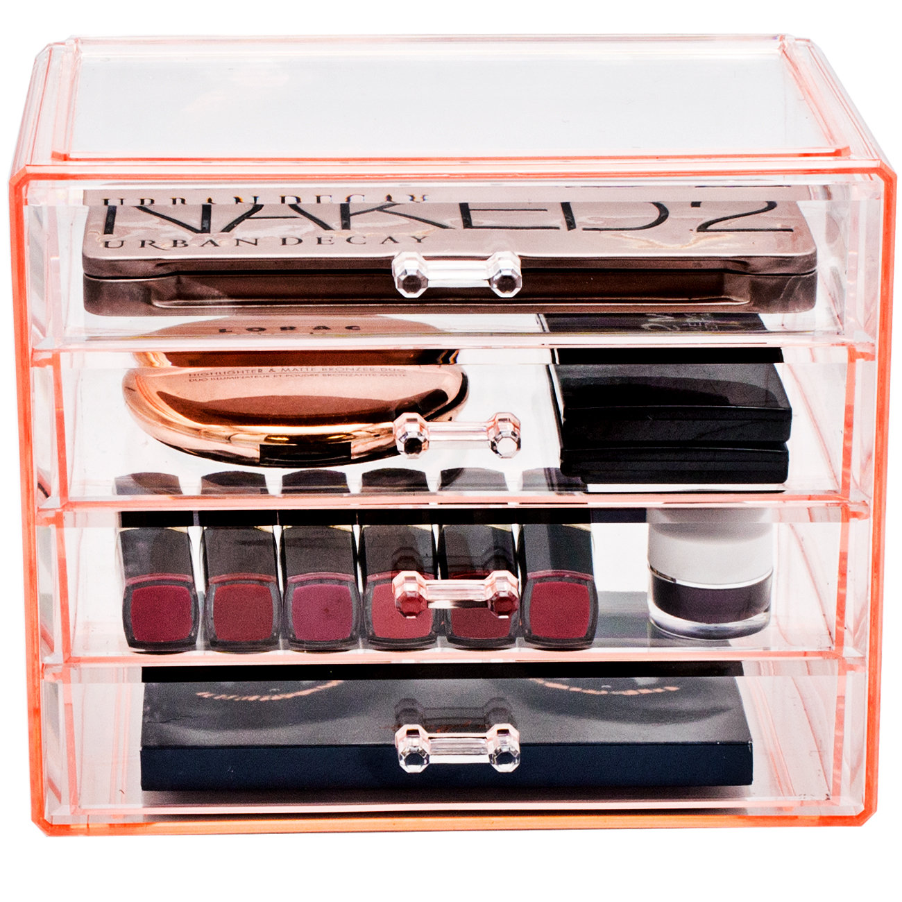 Sorbus Makeup Sorbus 4 Drawers Acrylic Makeup and Jewelry Cosmetics ...