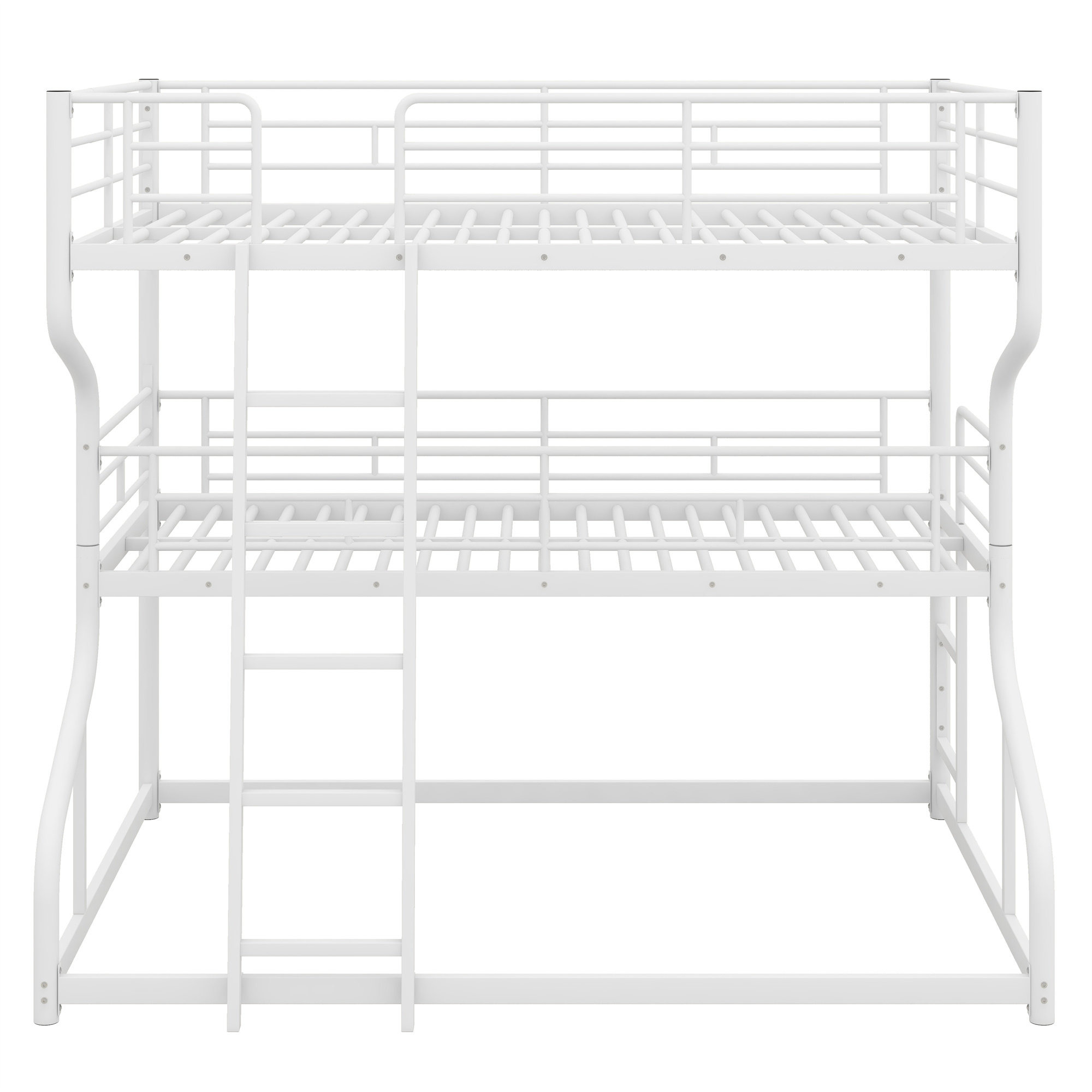 Isabelle & Max™ Triple Bunk Bed With Long And Short Ladder - Wayfair Canada