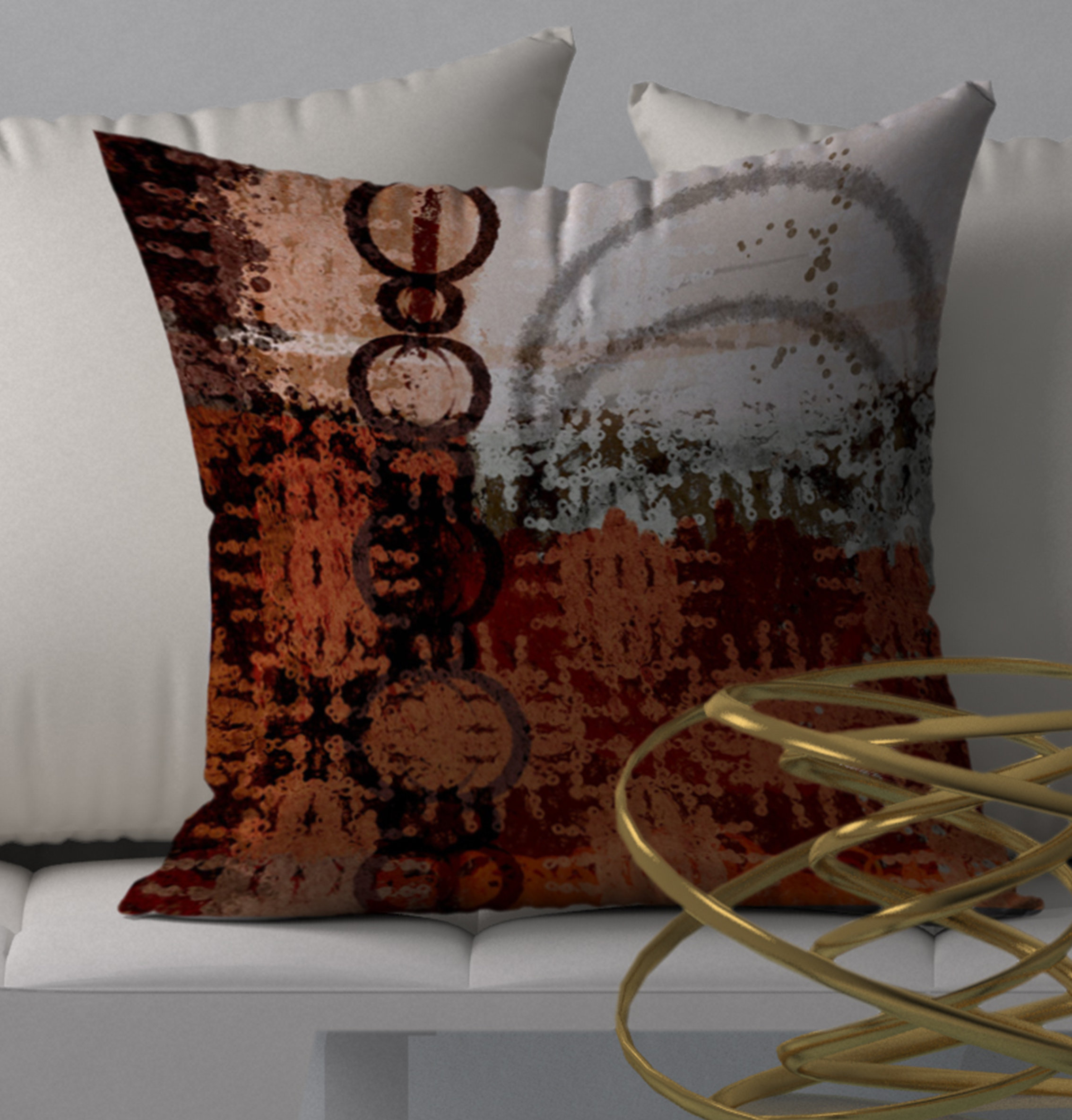 LeRoi Products Modern Bits Modern Contemporary Decorative Throw Pillow ...