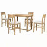August Grove® Farmhouse Counter Height Dining Set for Compact Spaces ...