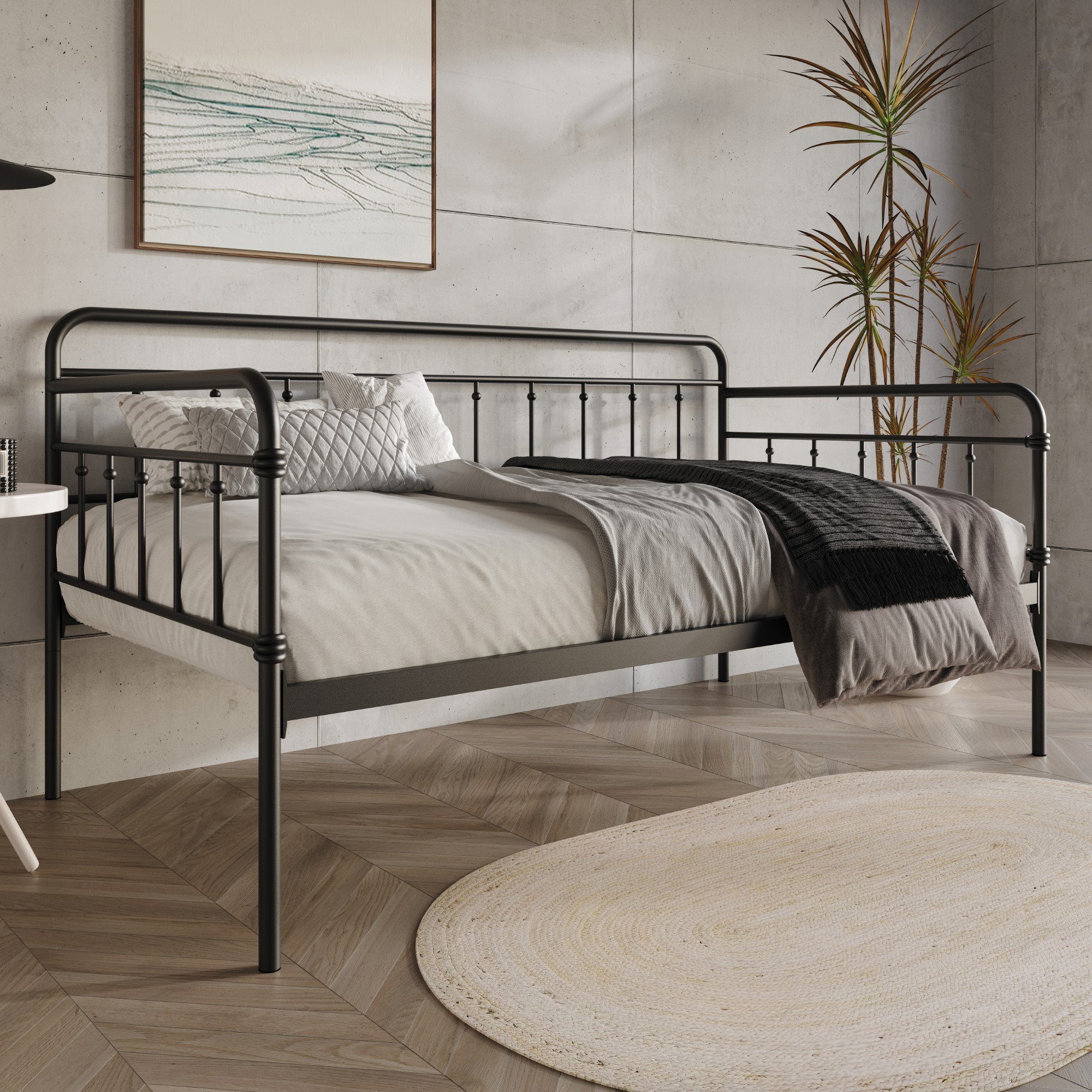 Laurel Foundry Modern Farmhouse Leatherman Twin Daybed & Reviews ...