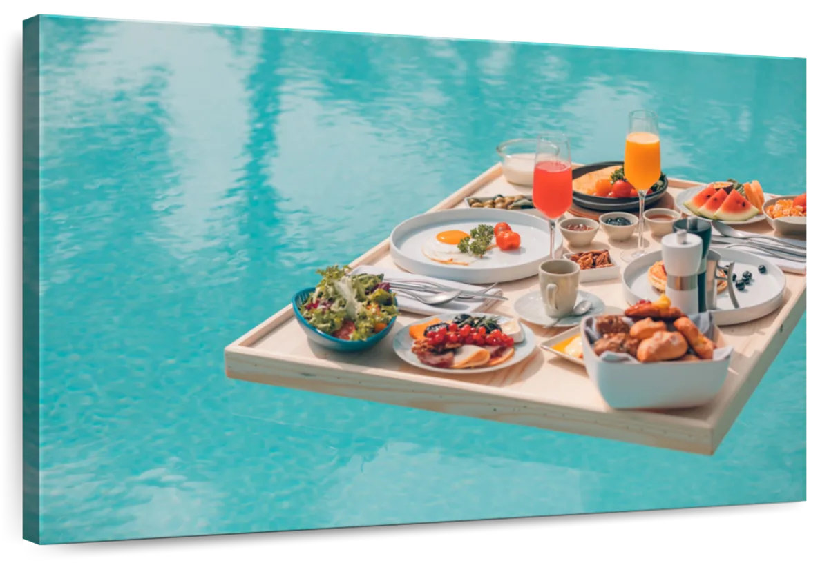 Ebern Designs Yarlin Floating Pool Breakfast | Wayfair