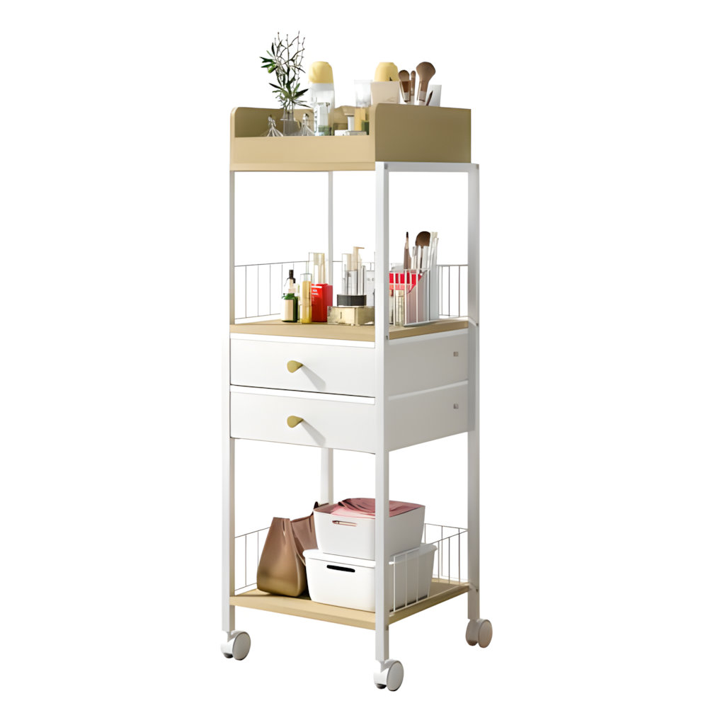Co-t Makeup Organizer Cart With Drawers And Wheels - Spacious Storage ...