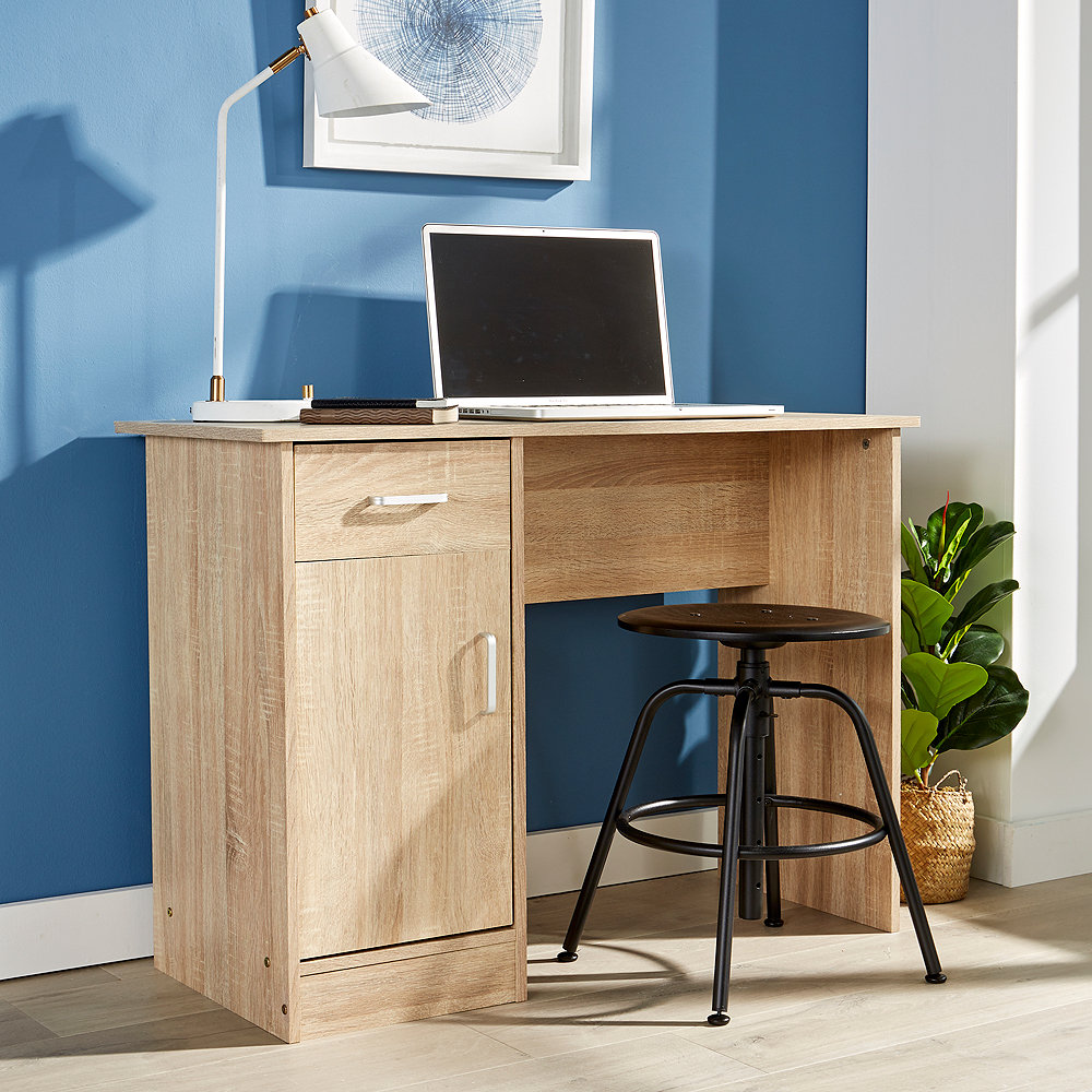 Ebern Designs Stefanski 1 Drawer Computer Storage Cupboard Desk ...