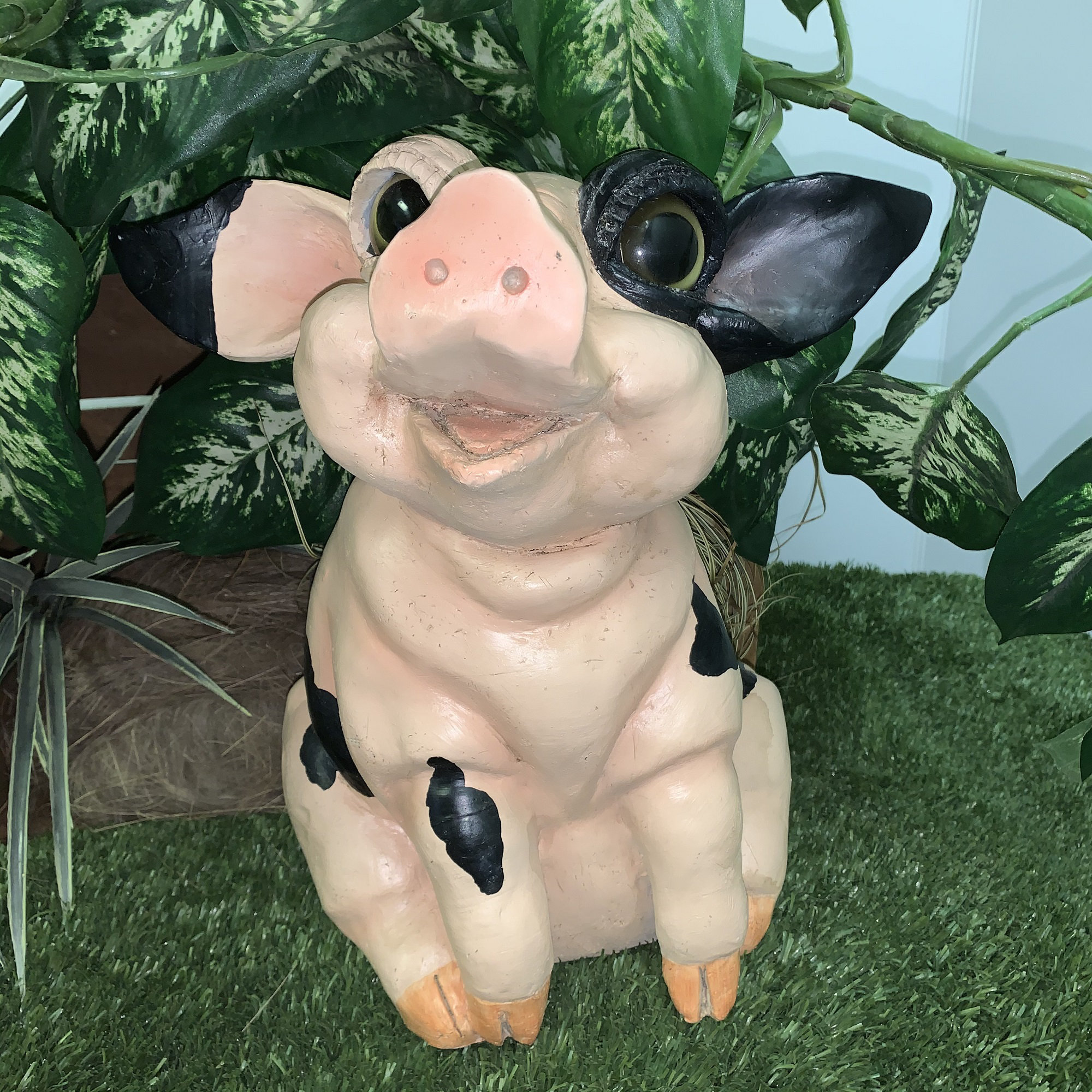 HomeStyles Country Critters Spotted Pig "Purdy" Family Whimsical Garden ...
