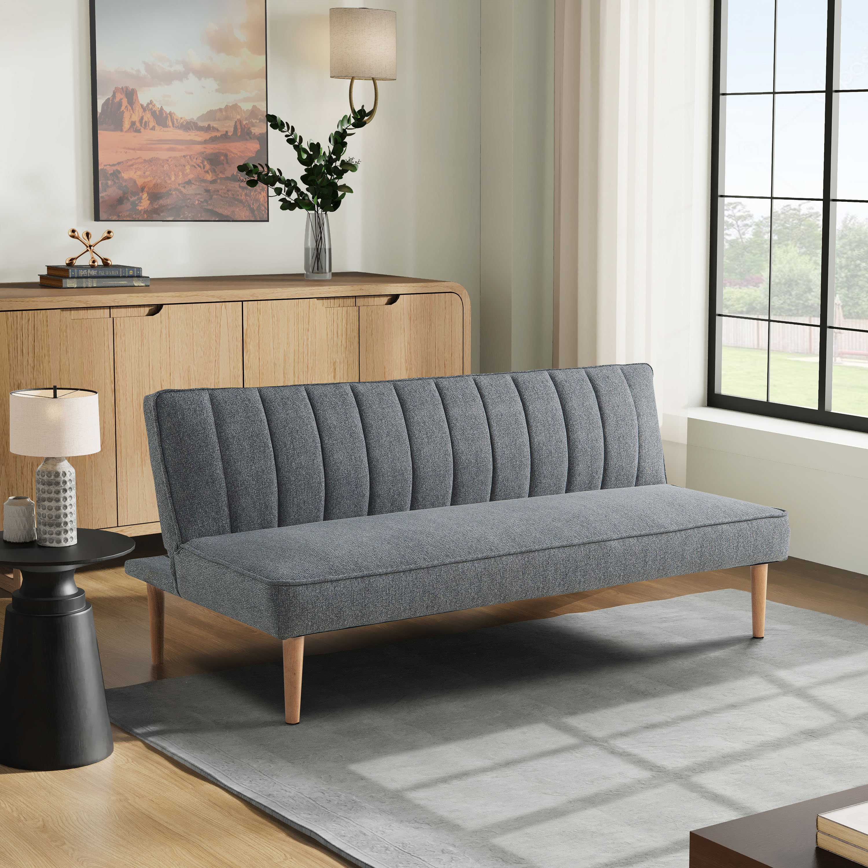 Serta Simpson 66.5" Upholstered Futon | Wayfair