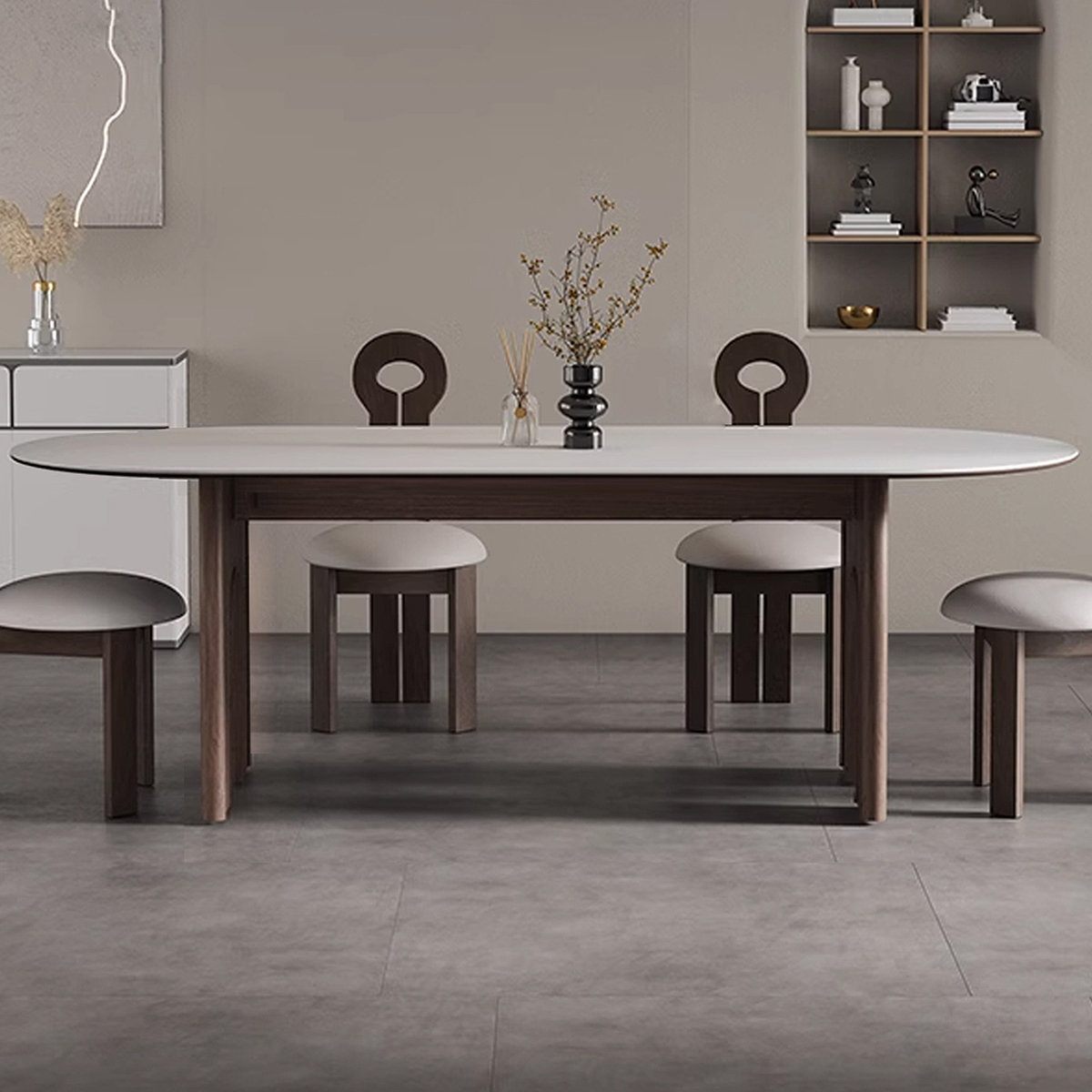 Hokku Designs Oatsvall Oval Dining Table | Wayfair