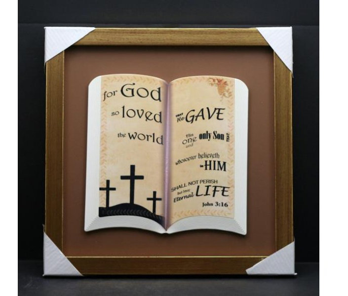 Winston Porter Ferrin "For God so Loved the World" Picture Frame ...