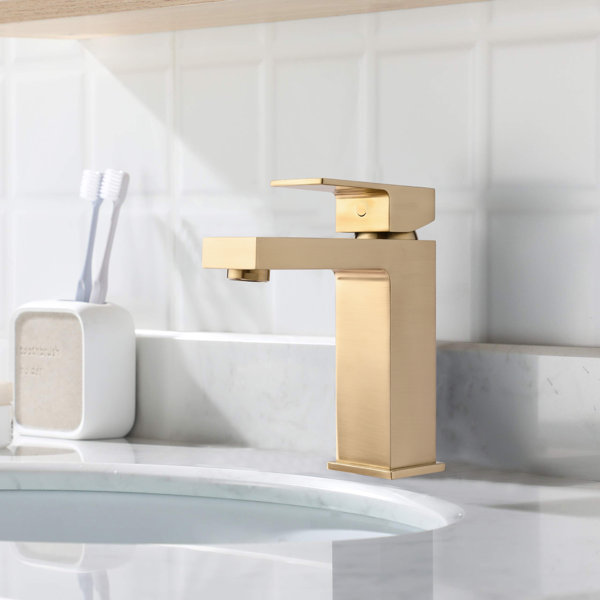 MAXWELL Matherne Single Hole Faucet Single-handle Bathroom Faucet with ...