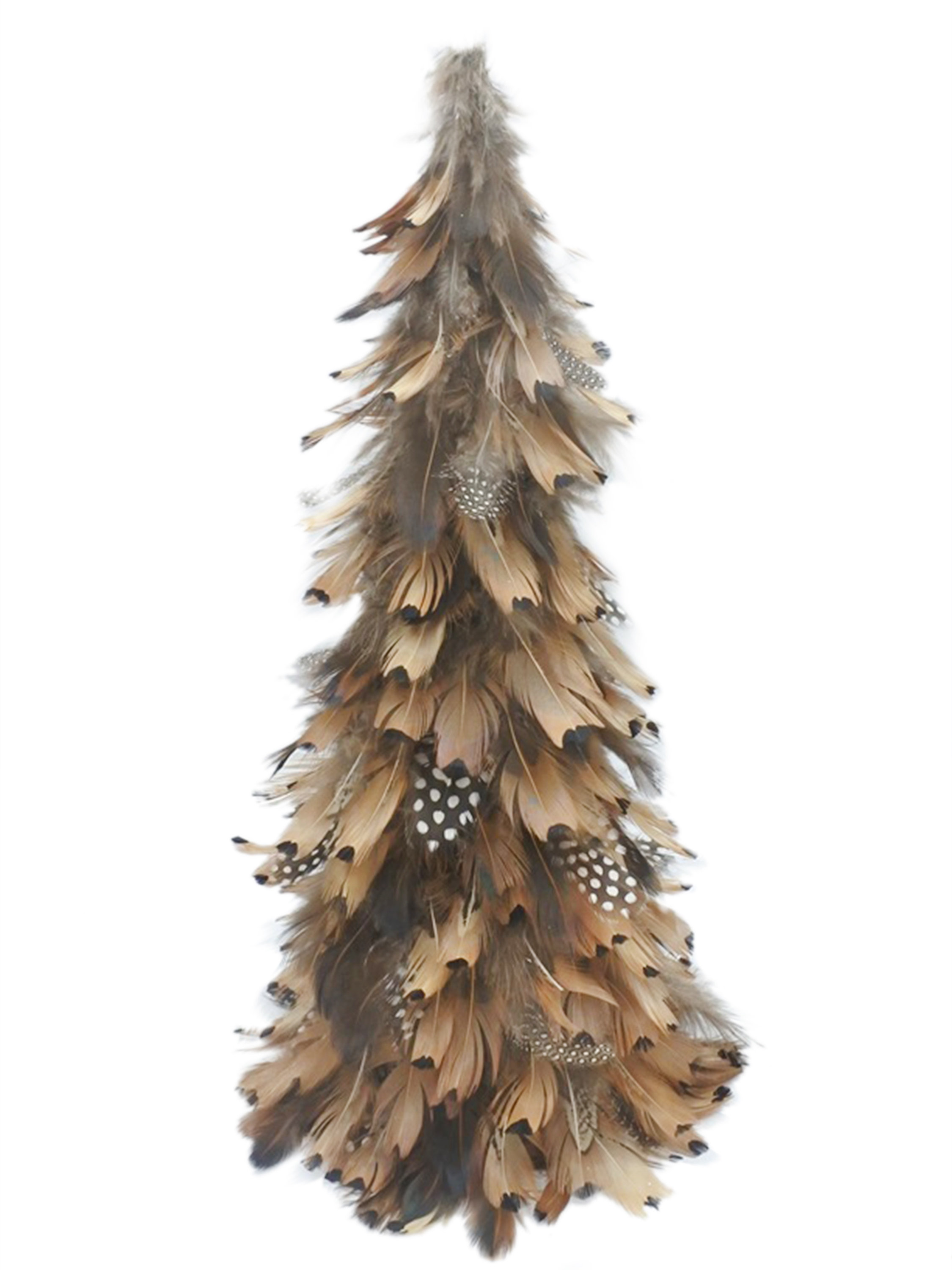 The Holiday Aisle® 16.5" Natural Feather Tree Set of 2 & Reviews | Wayfair